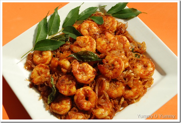 Prawn Roast - Two versions | Yummy O Yummy